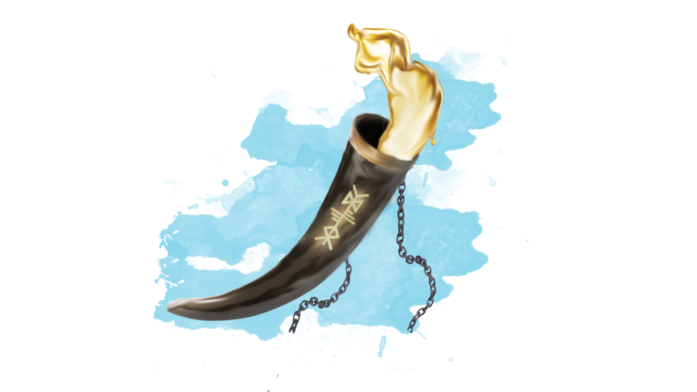 Horn of Giant’s Ale – DnD item with a strong taste